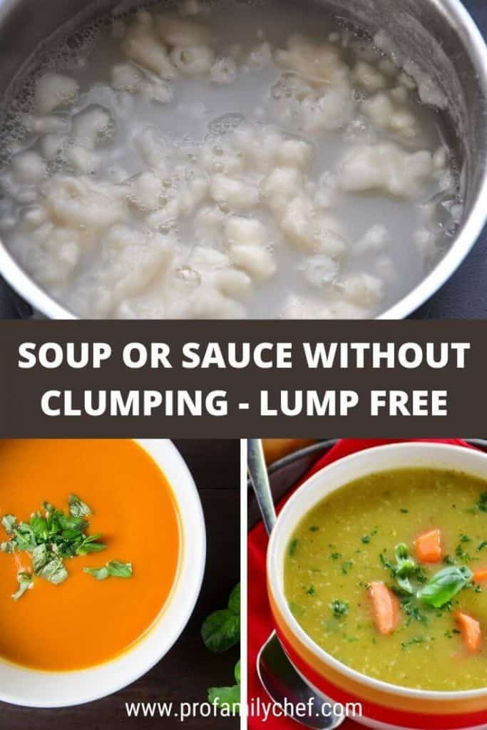 Complete guide to avoid and break up flour or cornstarch lumps (sauce ...